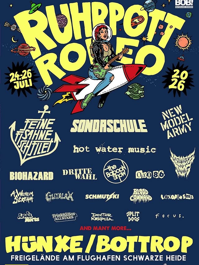 Ruhrpott Rodeo kündigt erste Bands für 2026 an