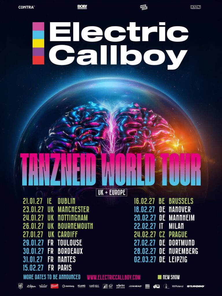 Electric Callboy erweitern Tour für Großbritannien und Europa bis 2027
